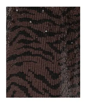 P.a.r.o.s.h Sequined Pattern Mini Skirt