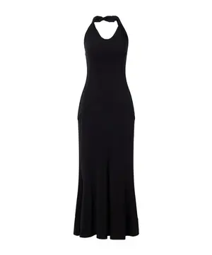 Tove Stretch-jersey Halterneck Midi Dress