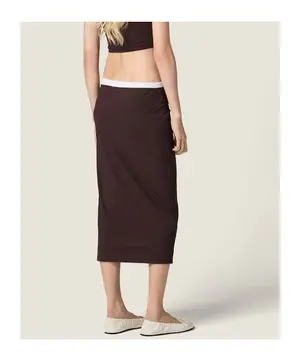 Miu Miu Stretch Jersey Skirt - Ebon