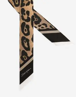 Dolce & Gabbana Pointed-end Silk Scarf