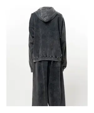 Mihara Yasuhiro Bleached Zip-up Hoodie