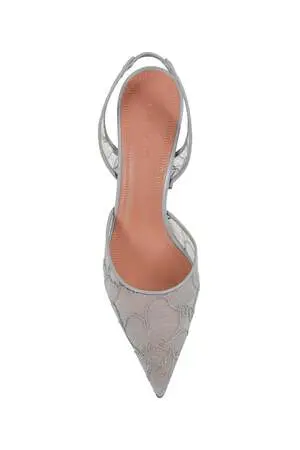 Amina Muaddi Pointed-toe High-heeled Sandals