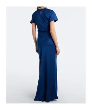 Simkhai Eliza Pleated-detail Gown