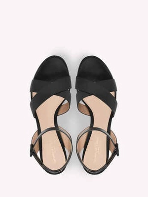 GIANVITO ROSSI 105mm Sabrina Crossover Platform Sandals