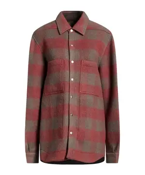 Rick Owens Checked Wool Coat