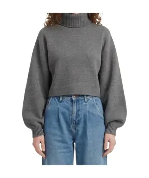THE FRANKIE SHOP High-neck Cropped Sweater