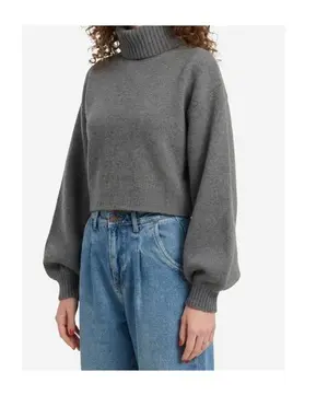 THE FRANKIE SHOP High-neck Cropped Sweater