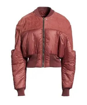 Rick Owens Long-sleeved Down Jacket - Red