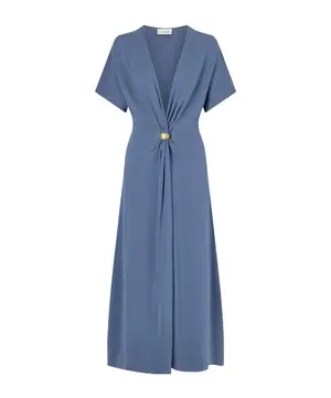 Altuzarra Rene V-neck Dress - Blue