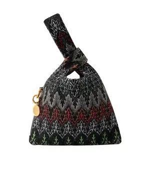 Missoni Striped Lurex Shoulder Bag - Black