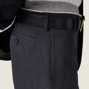 Miu Miu Twill Pants - Black