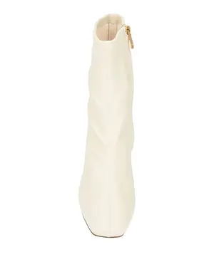 Chloé Minimalist Leather Ankle Boots