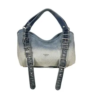 DIESEL® D-one-small Top-handle Bag In Crystal Solarised Denim