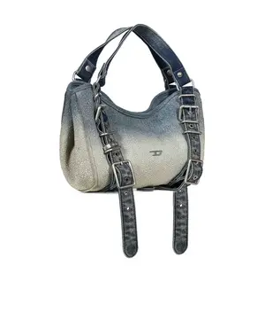 DIESEL® D-one-small Top-handle Bag In Crystal Solarised Denim