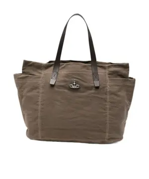VIVIENNE WESTWOOD Henry Medium Tote - Brown