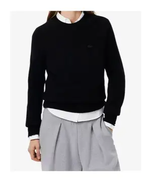 Lacoste 3d Knit Wool Sweater