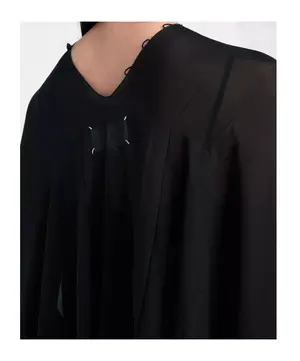 MAISON MARGIELA Pleated Kaftan Maxi Dress