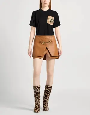 Burberry Checked Print T-shirt