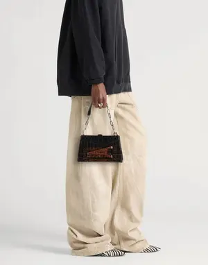 MAISON MARGIELA Medium-sized Crocodile-embossed Handbag