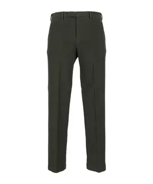 PT TORINO Casual Trousers With Belt Loops - Black