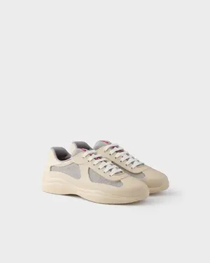 Prada America's Cup Soft Rubber And Bike Fabric Sneakers