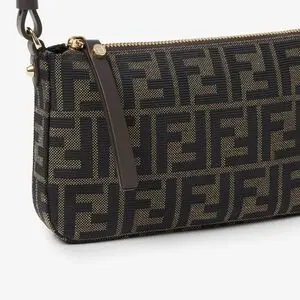 Fendi Ff Jacquard Easy Pouch