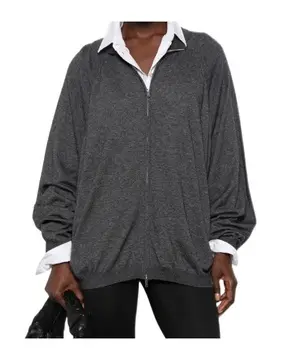 THE FRANKIE SHOP Long-sleeve Casual Zip-up Jacket