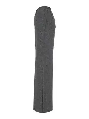 Max Mara Editta Straight Leg Jersey Trousers