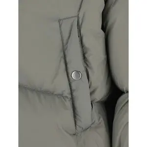 Rick Owens High Collar Puffer Down Jacket - Gray