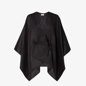 Fendi Poncho - Black