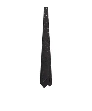Dolce & Gabbana Dolce Gabbana Dot Printed Tie - Multicolor