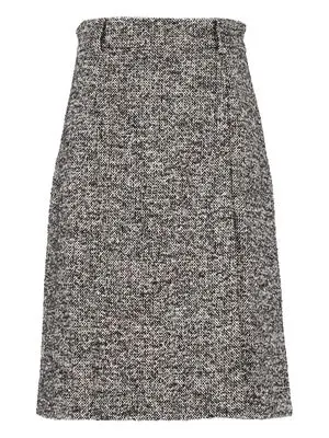 Dolce & Gabbana Dolce Gabbana Textured Midi Skirt