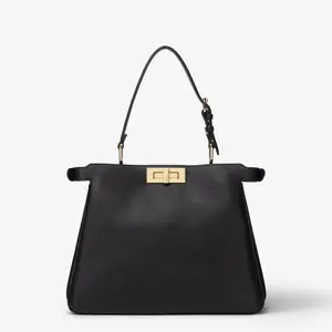 Fendi Peekaboo Soft Medium - Black