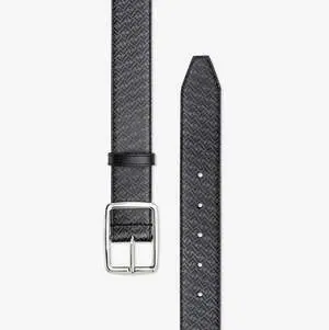 Fendi Leather Ff Logo Belt