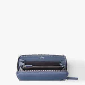 Fendi Ff Zip-around - Light Blue