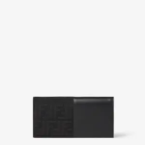 Fendi Continental Ff Jacquard - Black
