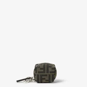 Fendi Ff Jacquard Airpods Case - Brown