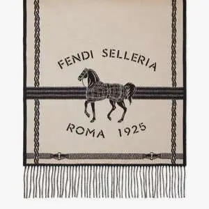 Fendi Selleria Scarf - Grey