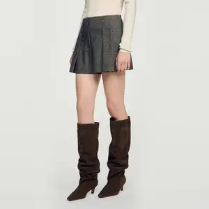 Sandro Tall Suede Boots