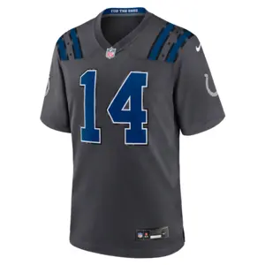 Nike Alec Pierce Indianapolis Colts Rivalries Collection Nfl Game Jersey - Grey
