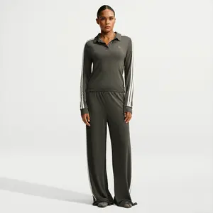 Nike Skims Stretch Knit Oversized Wide-leg Pants - Grey