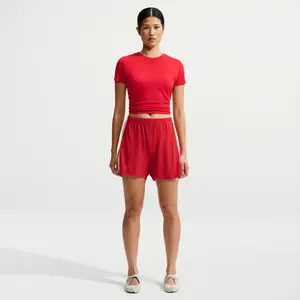 Nike Skims Performance Cotton Blend Short-sleeve Top