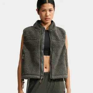 Nike Skims Sherpa Oversized Vest - Grey