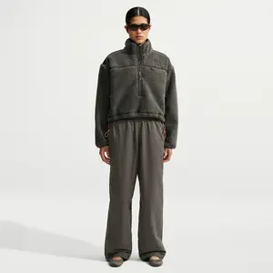 Nike Skims Sherpa Oversized 3/4-zip Jacket