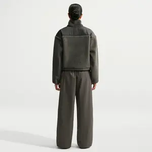 Nike Skims Sherpa Oversized 3/4-zip Jacket