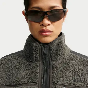 Nike Skims Sherpa Oversized 3/4-zip Jacket