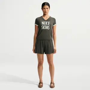 Nike Skims Stretch Knit 5" Shorts - Grey