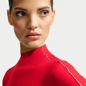 Nike Skims Weightless Mock-neck Long-sleeve Top
