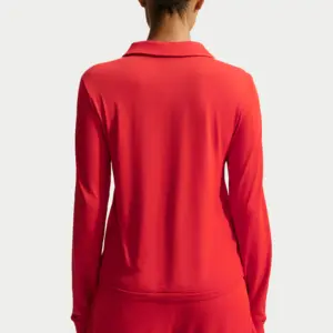 Nike Skims Stretch Knit Long-sleeve Polo Top