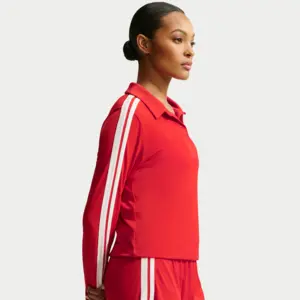 Nike Skims Stretch Knit Long-sleeve Polo Top